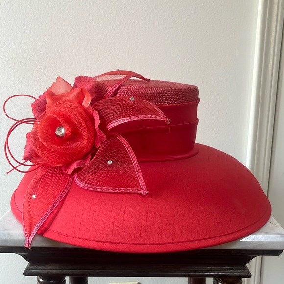 GioVanni Di Rocco | Other | Plaza South Red Church Hat | Poshmark